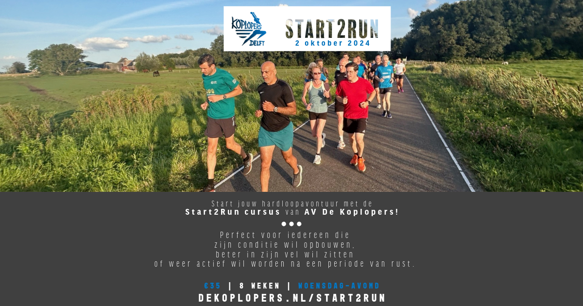 Beginnerscursus Hardlopen Delft - Heb jij je al ingeschreven voor de ...