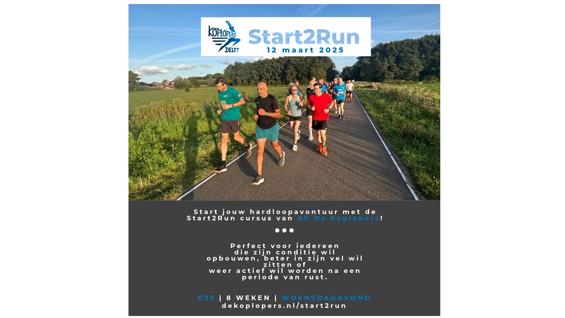 Heb jij je al ingeschreven voor onze Start2Run cursus? - Atletiek ...