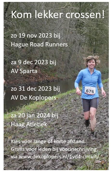 Kom lekker crossen! - Atletiek Vereniging De Koplopers